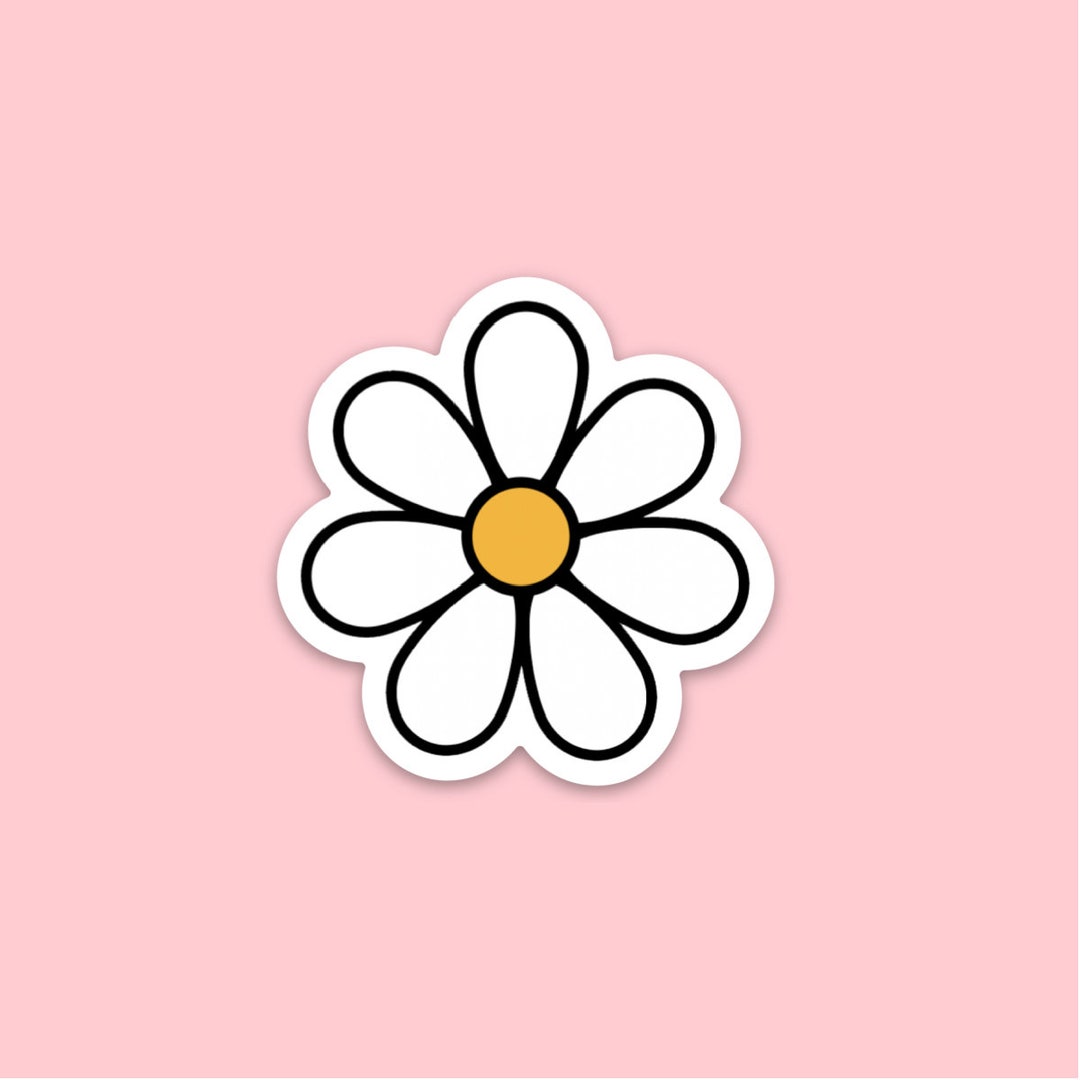 LMSS® STICKER - DAISY | Flower Sticker | Trendy Stickers | Stickers for ...