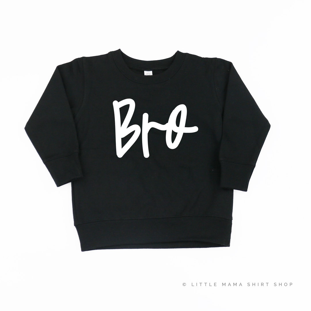 BRO - Cursive | Brother Sweater | Sweater for Kids | Little Brother ...
