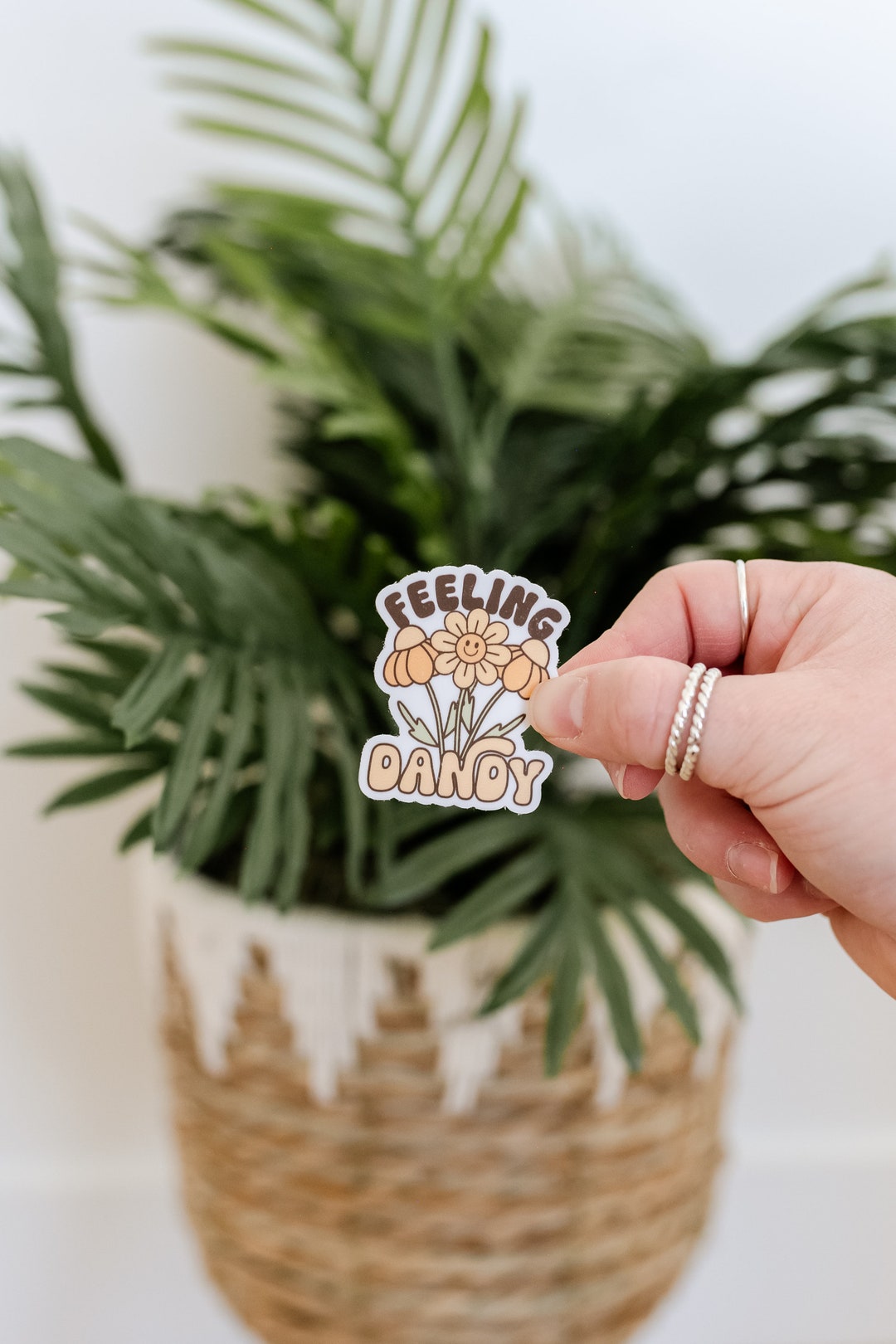 LMSS® STICKER - Feeling Dandy | Mama Sticker | Flower Sticker | Trendy ...