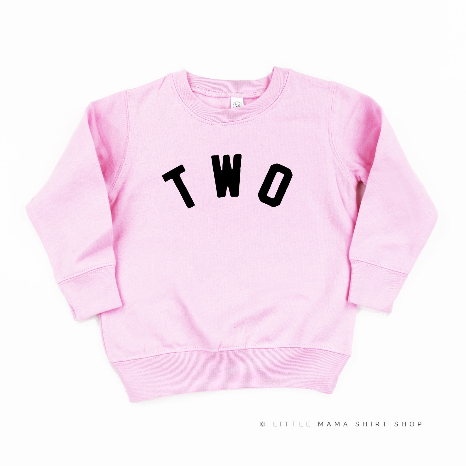 Birthday Number TWO BLOCK FONT © Sweater for Boys boy - Etsy Canada