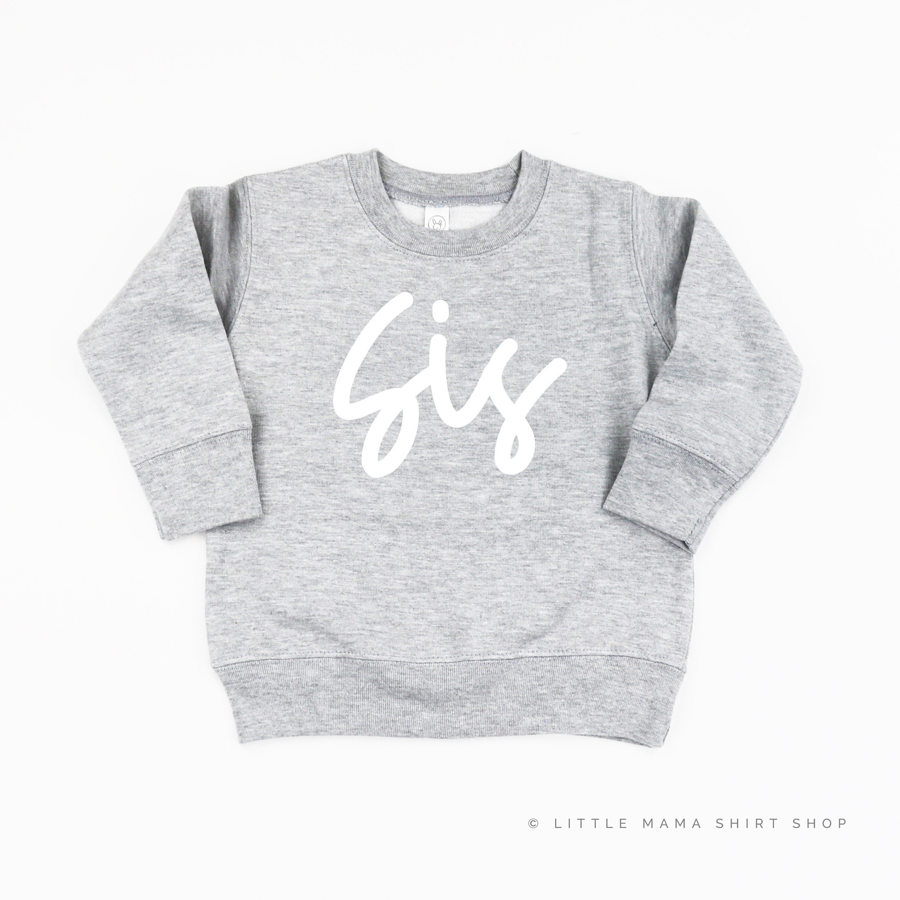 Sis Cursive Sister Sweater Sweater for Kids Big Sister | Etsy