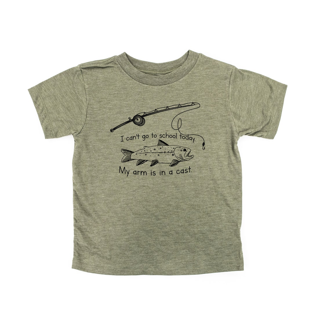 I Can't Go to School Today. My Arm is in A Cast. - Child Tee | Kids ...