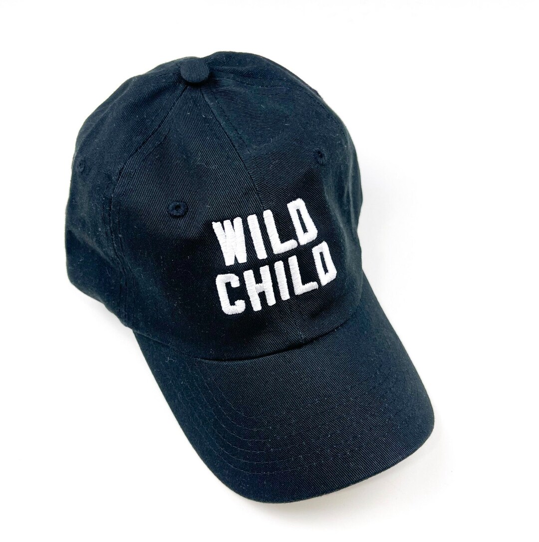 WILD CHILD - Child Size - Black Baseball Cap | Hats for Kids | Baseball ...