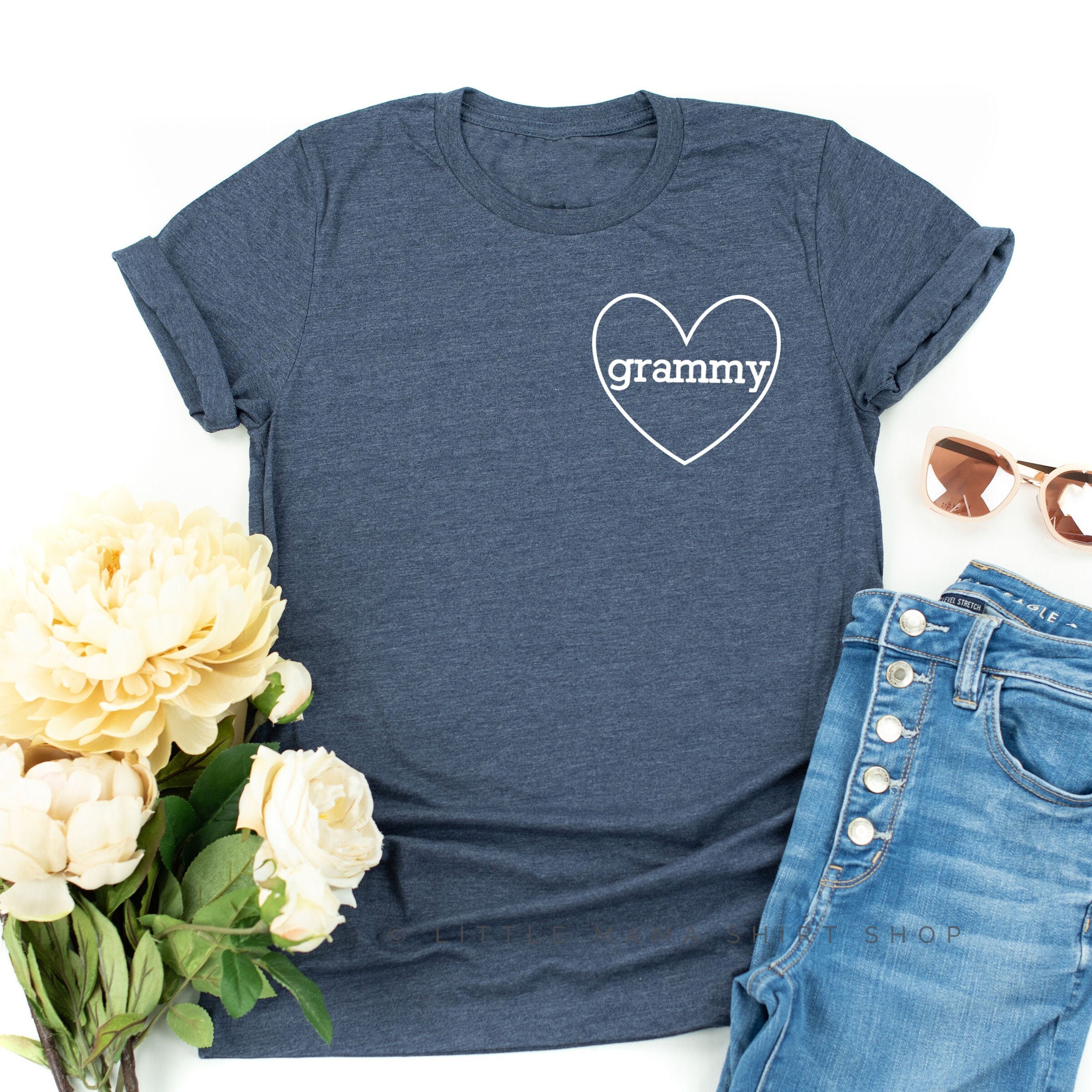 Grammy Heart© Grammy Shirt Shirts For Grammy Unisex T Etsy
