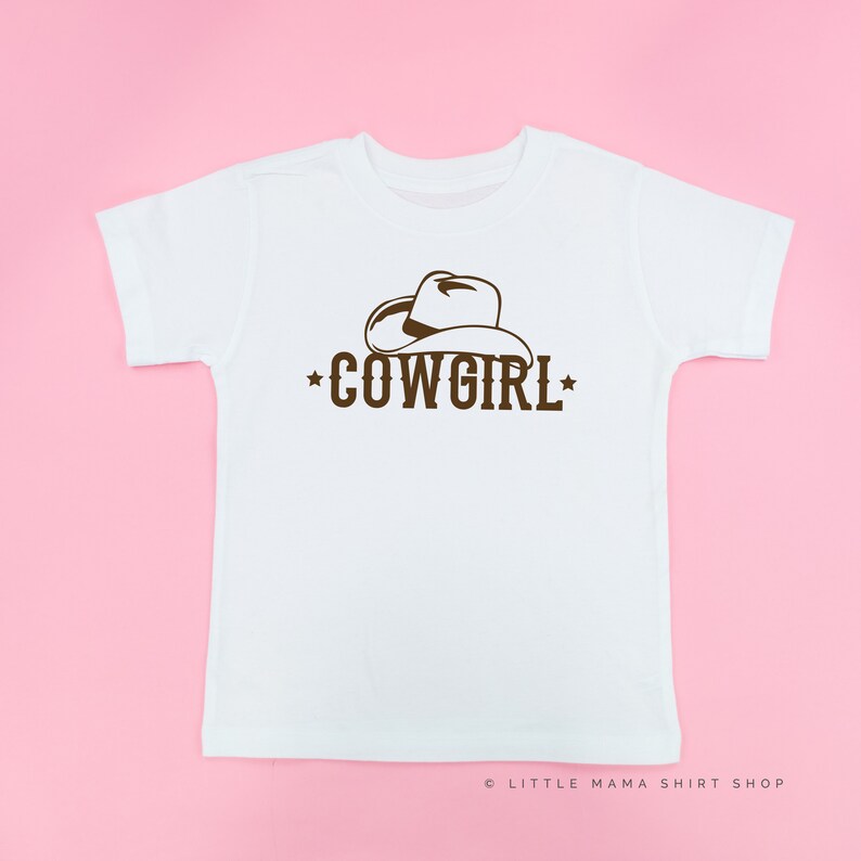 COWGIRL Child Shirt Kids Graphic Tee Kids Rodeo Tee - Etsy