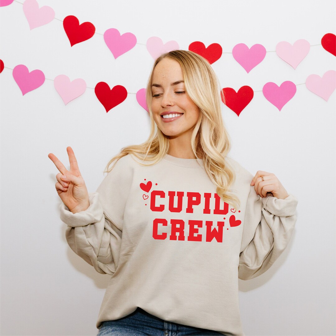 Cupid Crew BASIC Fleece Love You Most Women's Valentine's Gift Sucker ...
