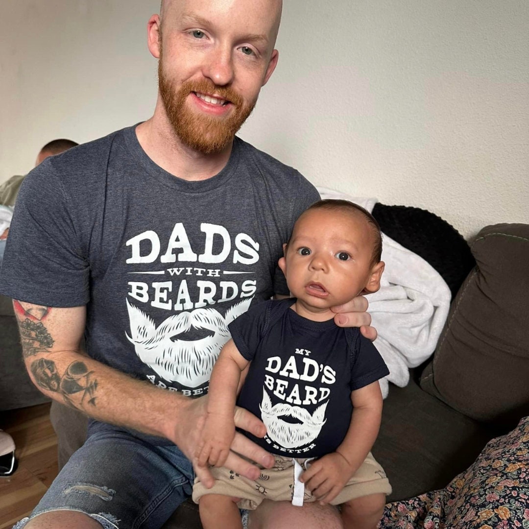 Dads With Beards Are Better / My Dad's Beard is Better - Set of 2 ...