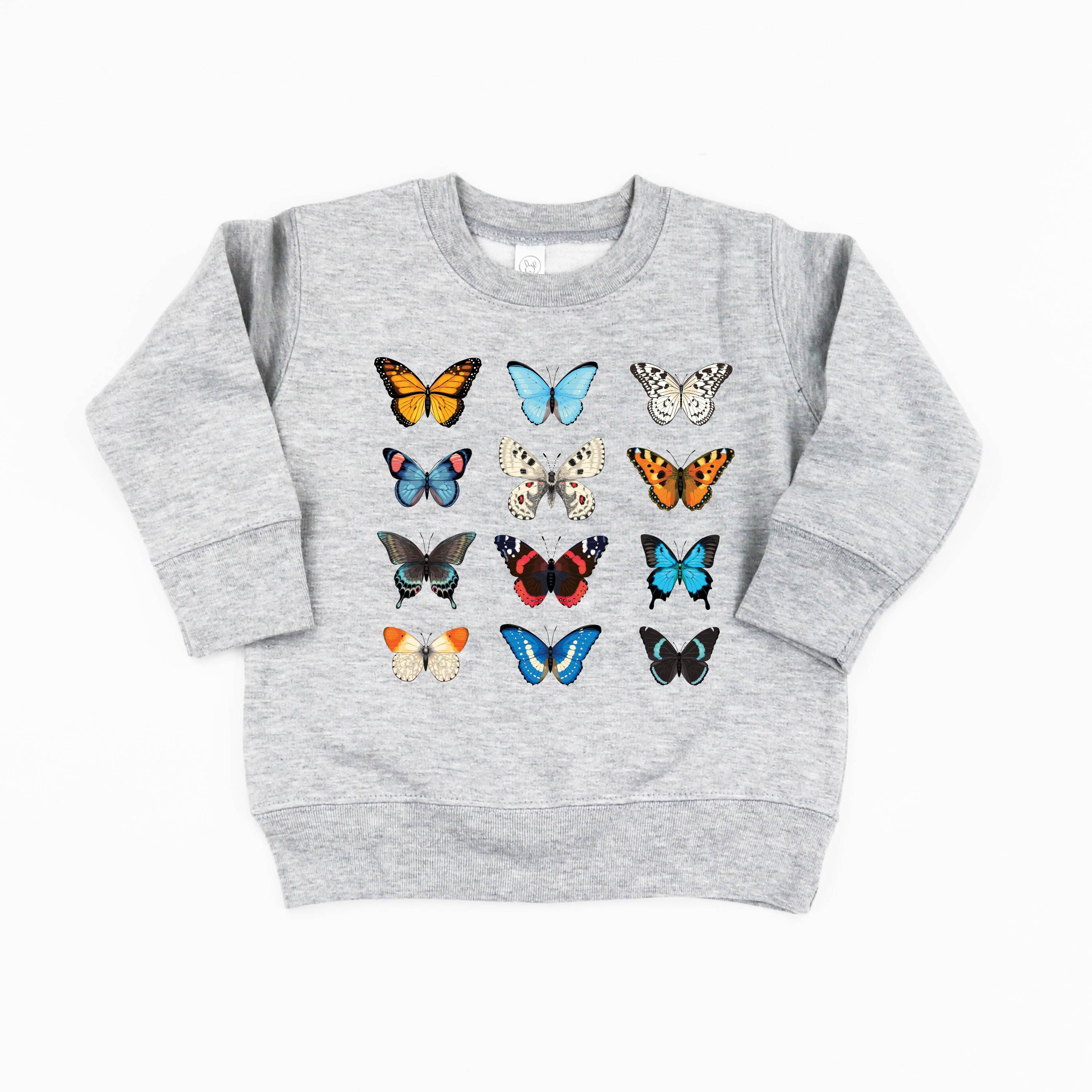 3x4 Butterfly Chart - Child Sweater | Girls Spring Outfit | Butterfly ...