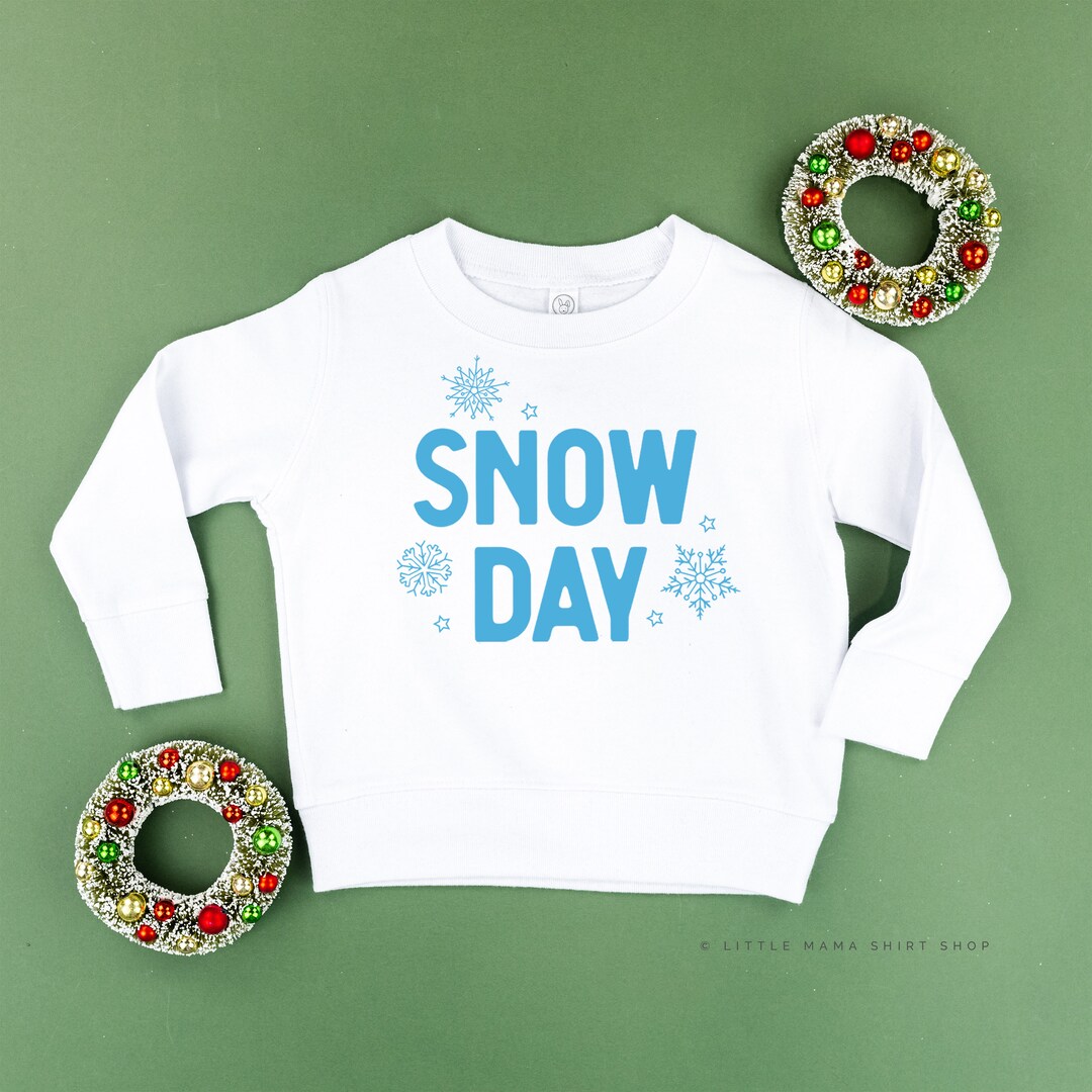 Snow Day Child Sweater Kids Christmas Sweater Christmas - Etsy