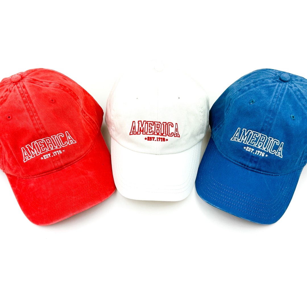 America Est. 1776 - Adult Size Baseball Cap | Hats for Moms | Women's ...
