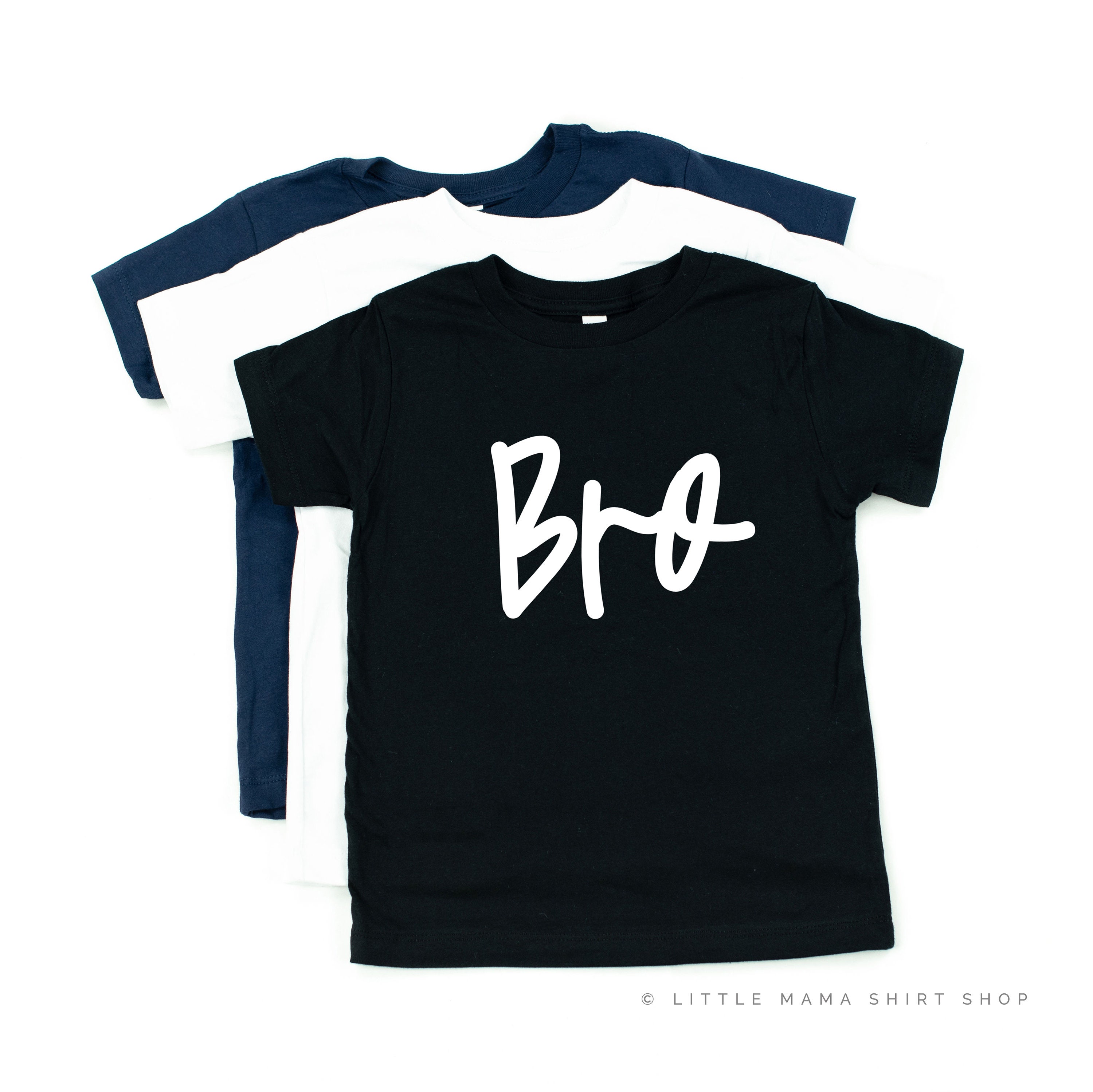 BRO Cursive Big Sister Shirts Little Sisters Sibling - Etsy