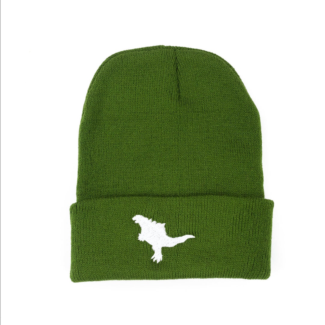 Beanie - Godzilla - Green W/ White | Boys Beanie | Christmas Gift ...