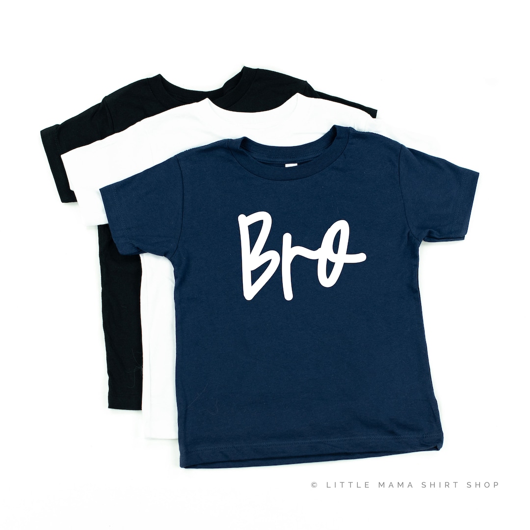 BRO - Cursive | Big Sister Shirts | Little Sisters | Sibling Shirts ...