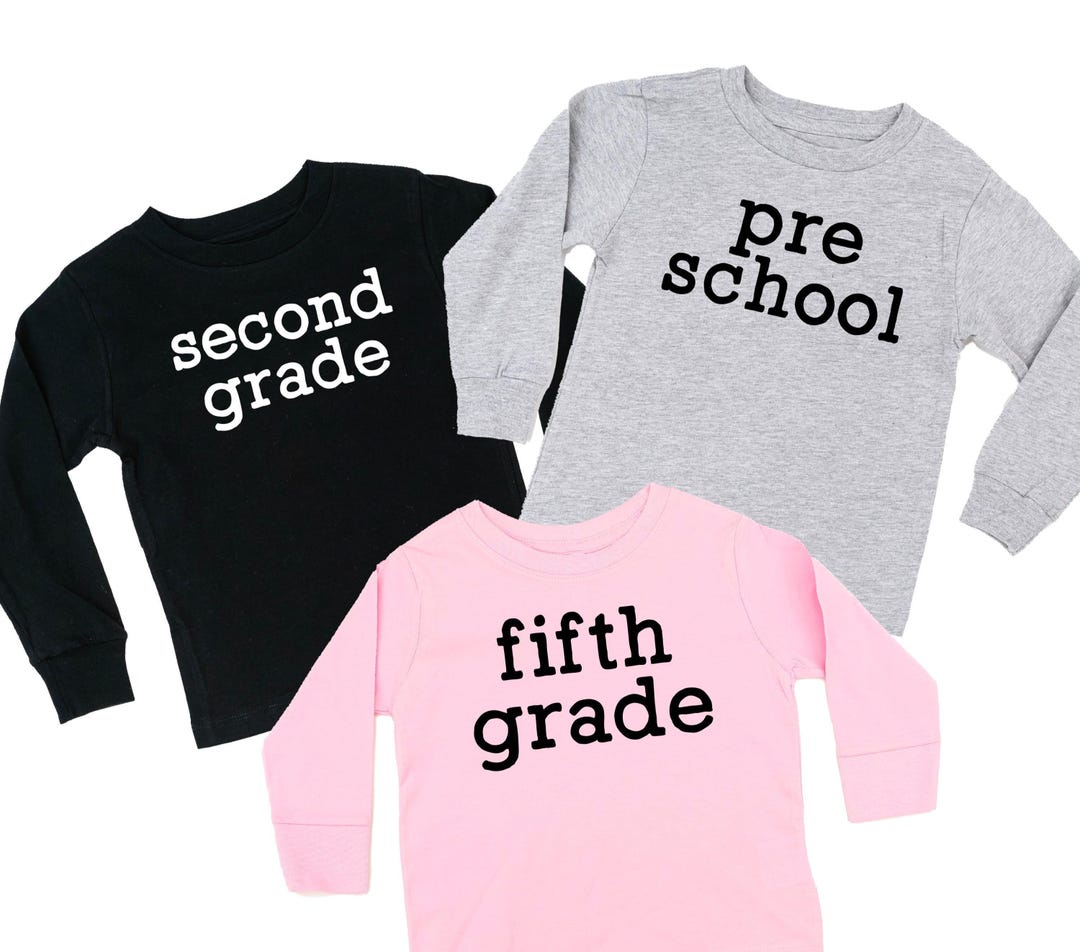 The OG Grades - (choose Your Grade) - Child LONG SLEEVE Tee | Back to ...
