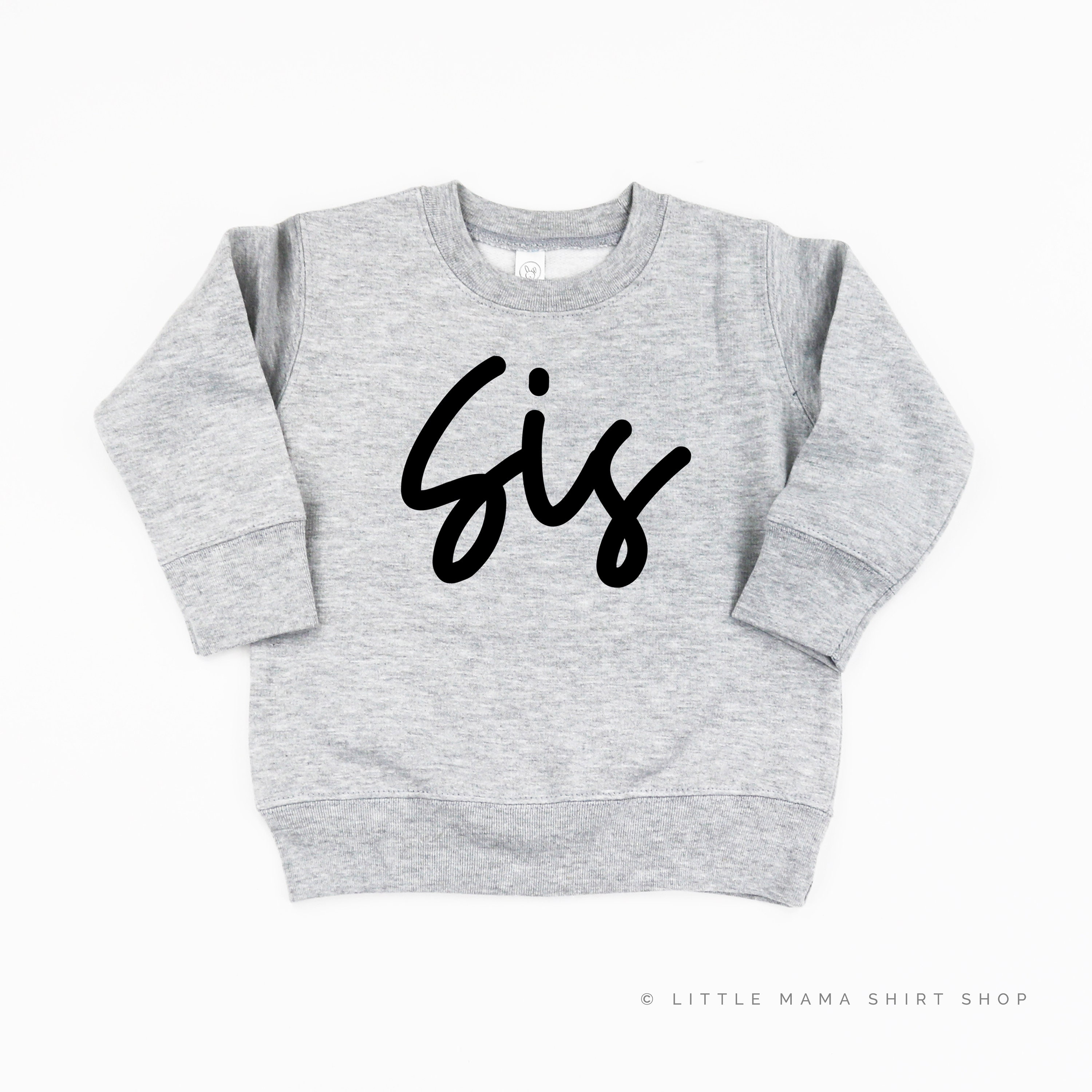 Sis Cursive Sister Sweater Sweater for Kids Big Sister | Etsy