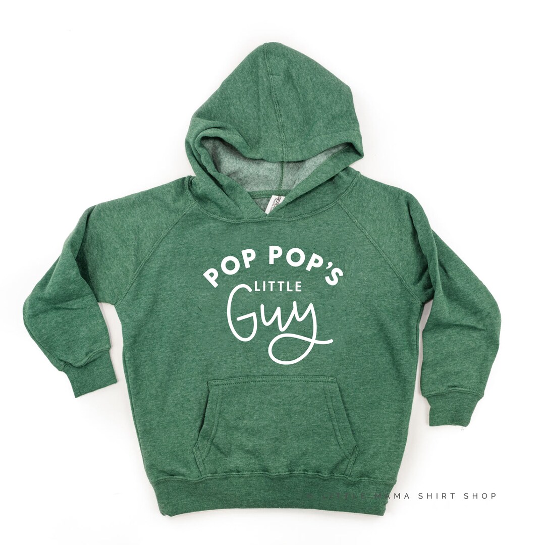 Pop Pop's Little Guy - Child HOODIE | Toddler Boy Hoodie | Hoodies for ...