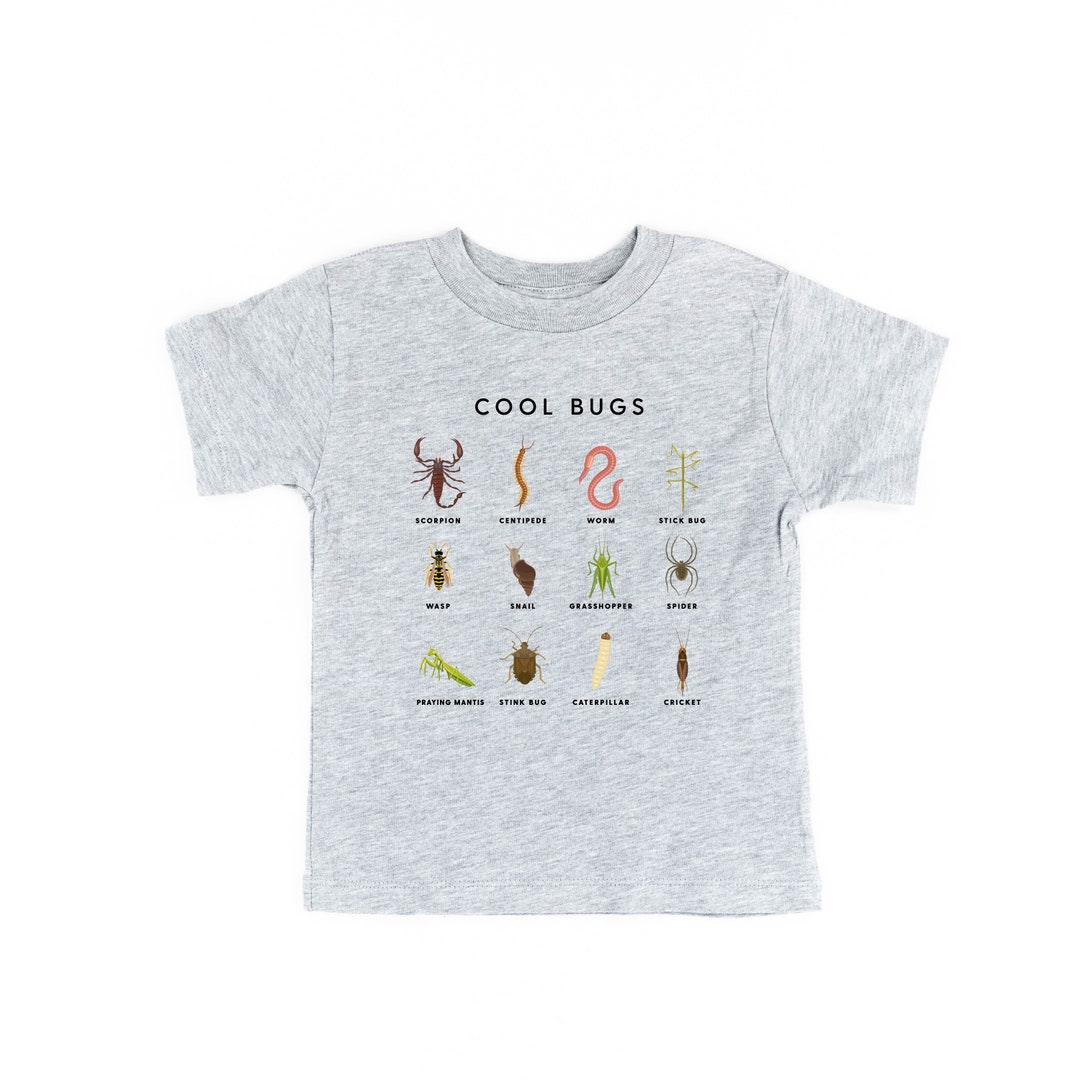 Cool Bugs (chart) - Short Sleeve Child Shirt | Kids Spring Outfit | Bug ...