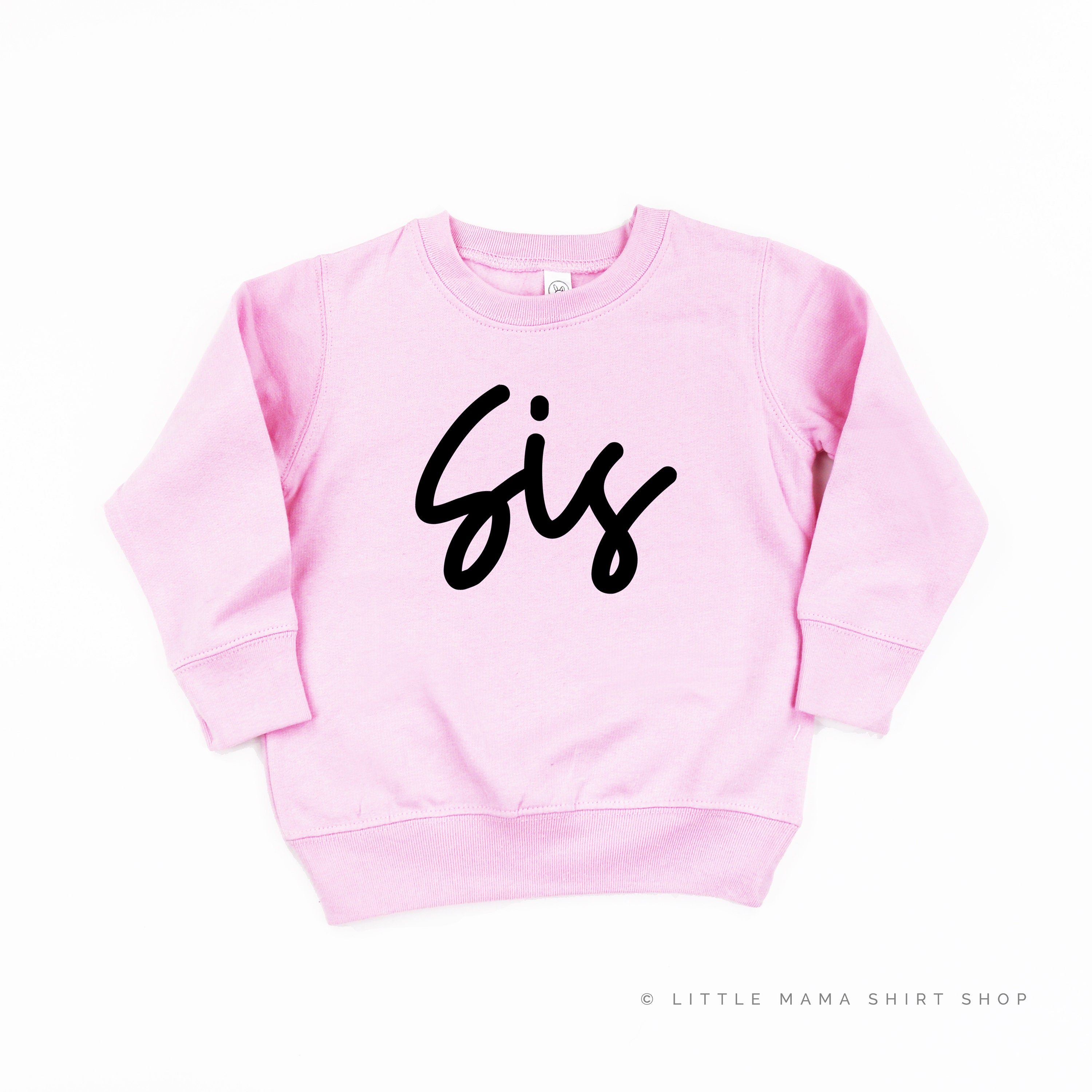 Sis Cursive Sister Sweater Sweater for Kids Big Sister | Etsy