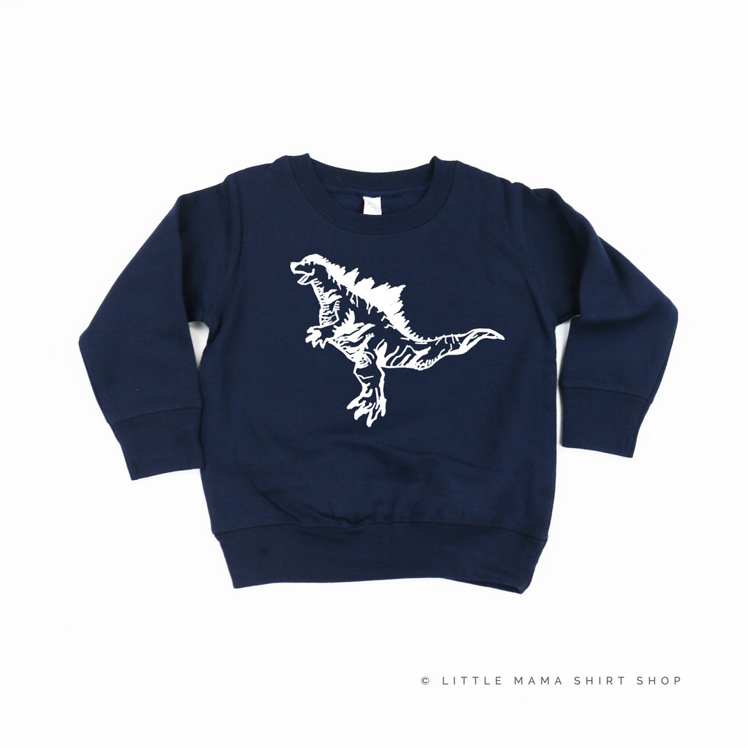 Godzilla Kid Sweater Hand Drawn Sweater for Kids Godzilla Birthday ...