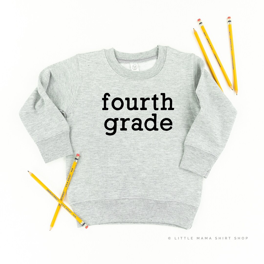 Fourth Grade Child Sweater Sweater for Kids Back to - Etsy UK
