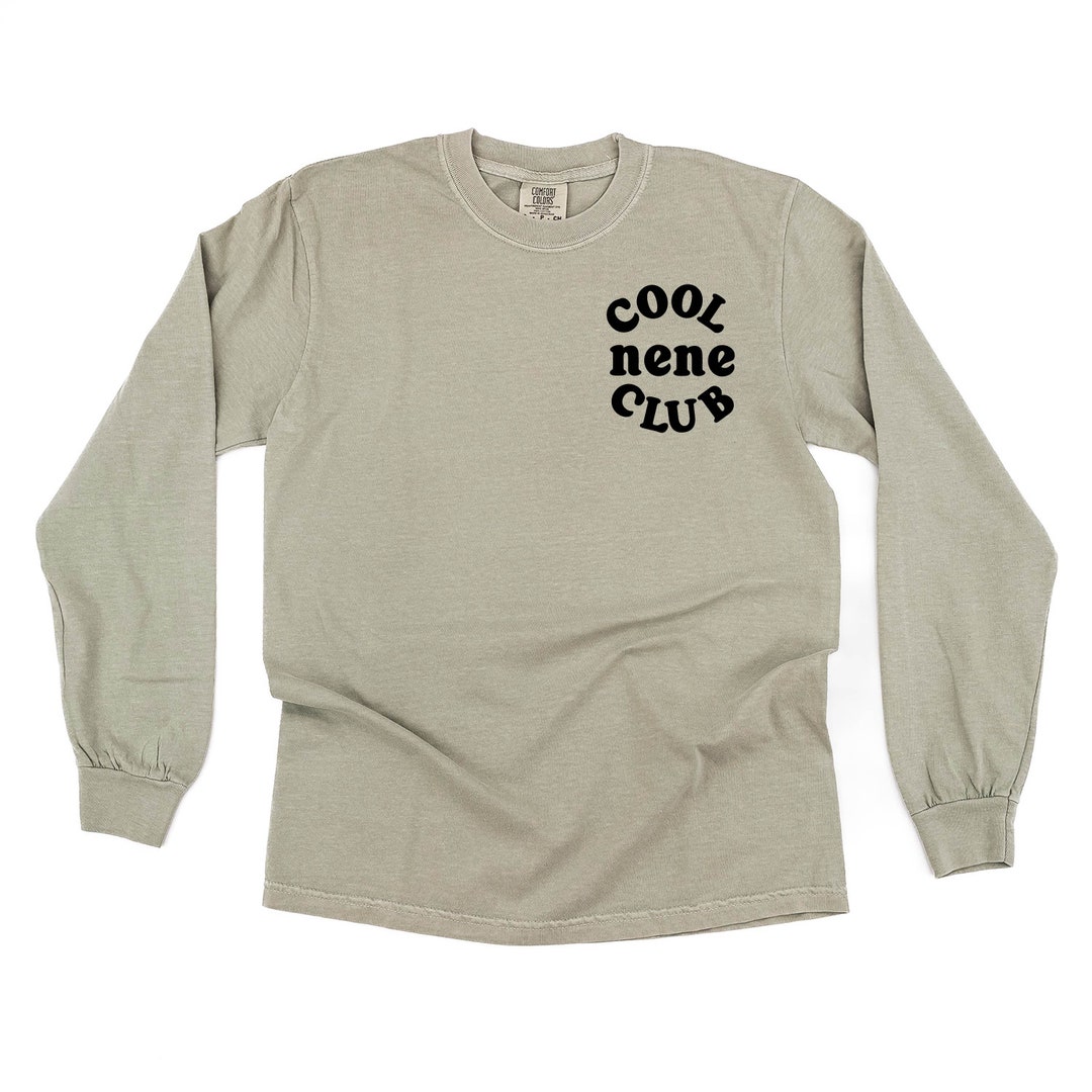 COOL Nene CLUB - Pocket Design - LONG Sleeve Comfort Colors Tee ...