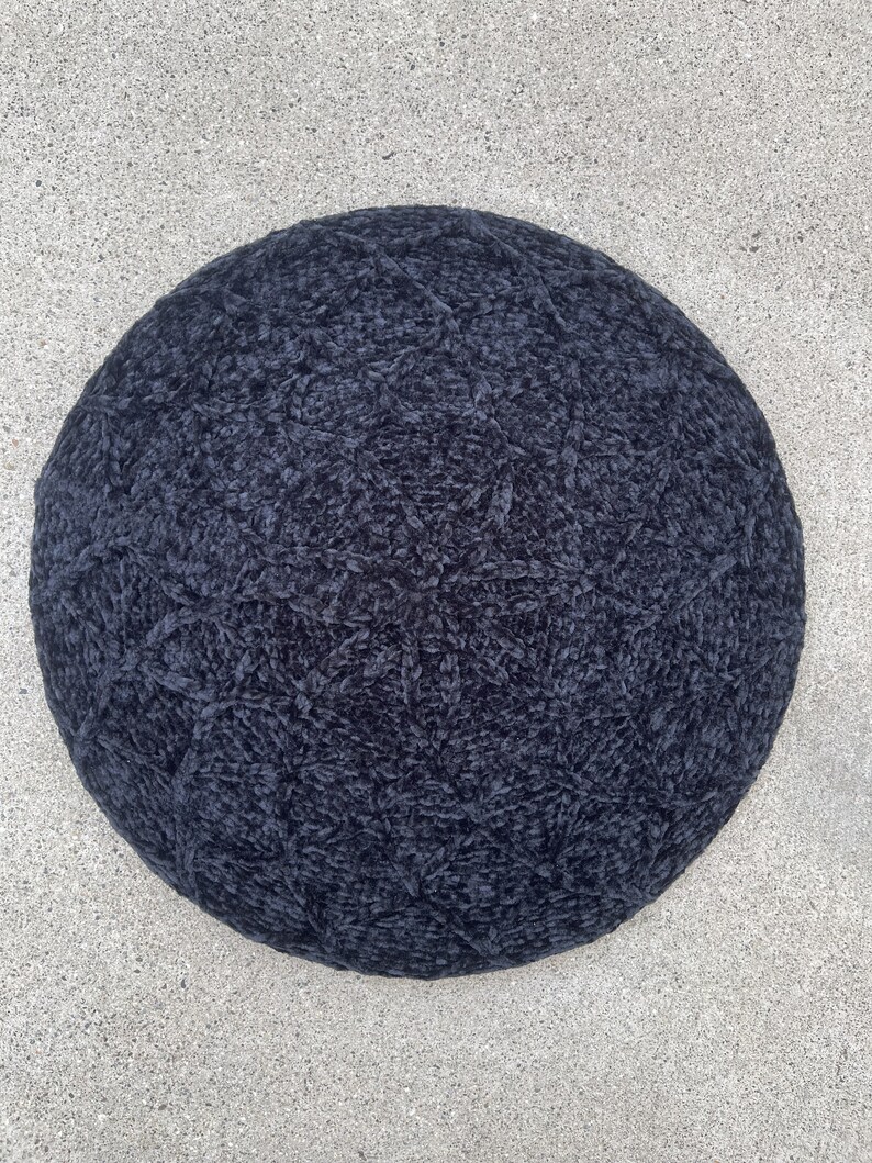 Quilted Velour Velvet Black Snood for Women, Lined, Comfort Fit, Beret ...