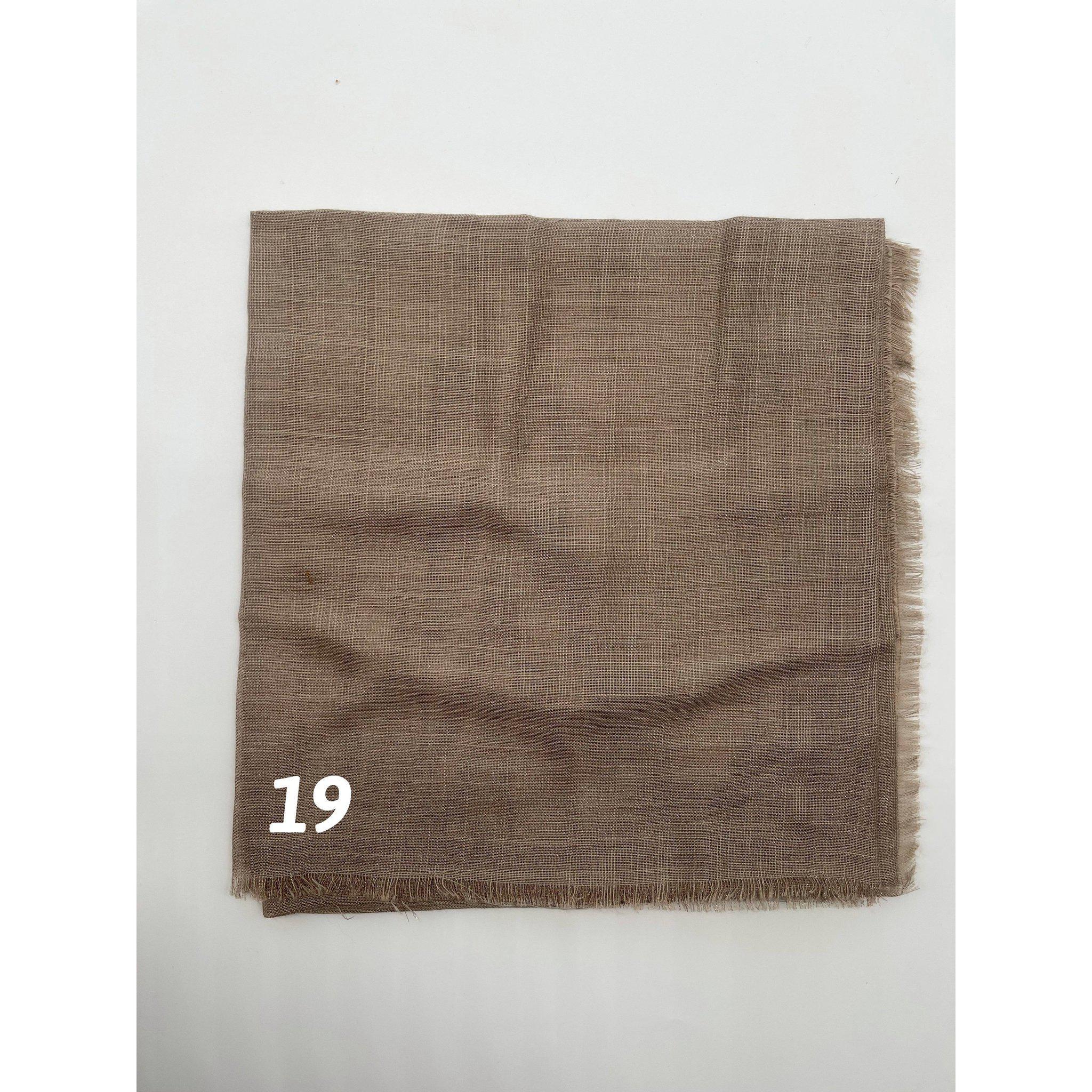 Cotton Square Headscarf for Women, 38", Metallic, Solid Color Options ...