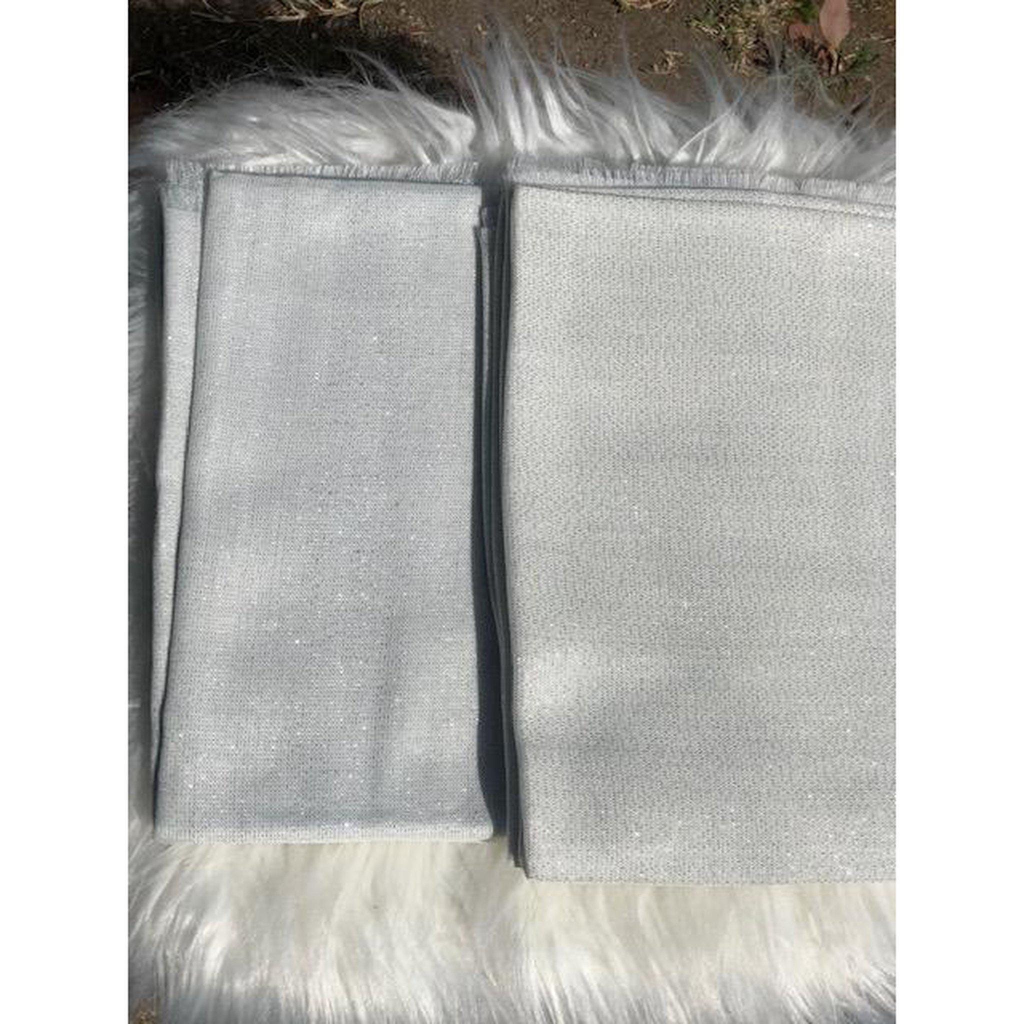 Cotton Square Headscarf for Women, 38", Metallic, Solid Color Options ...