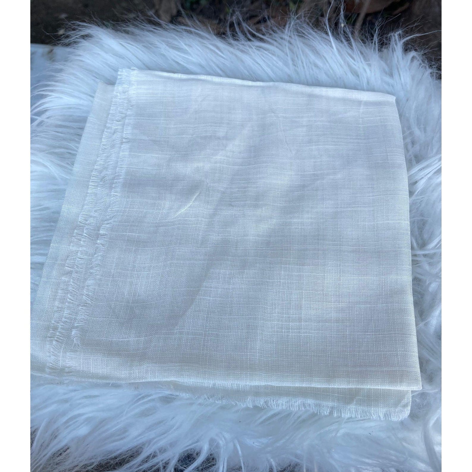 Cotton Square Headscarf for Women, 38", Metallic, Solid Color Options ...