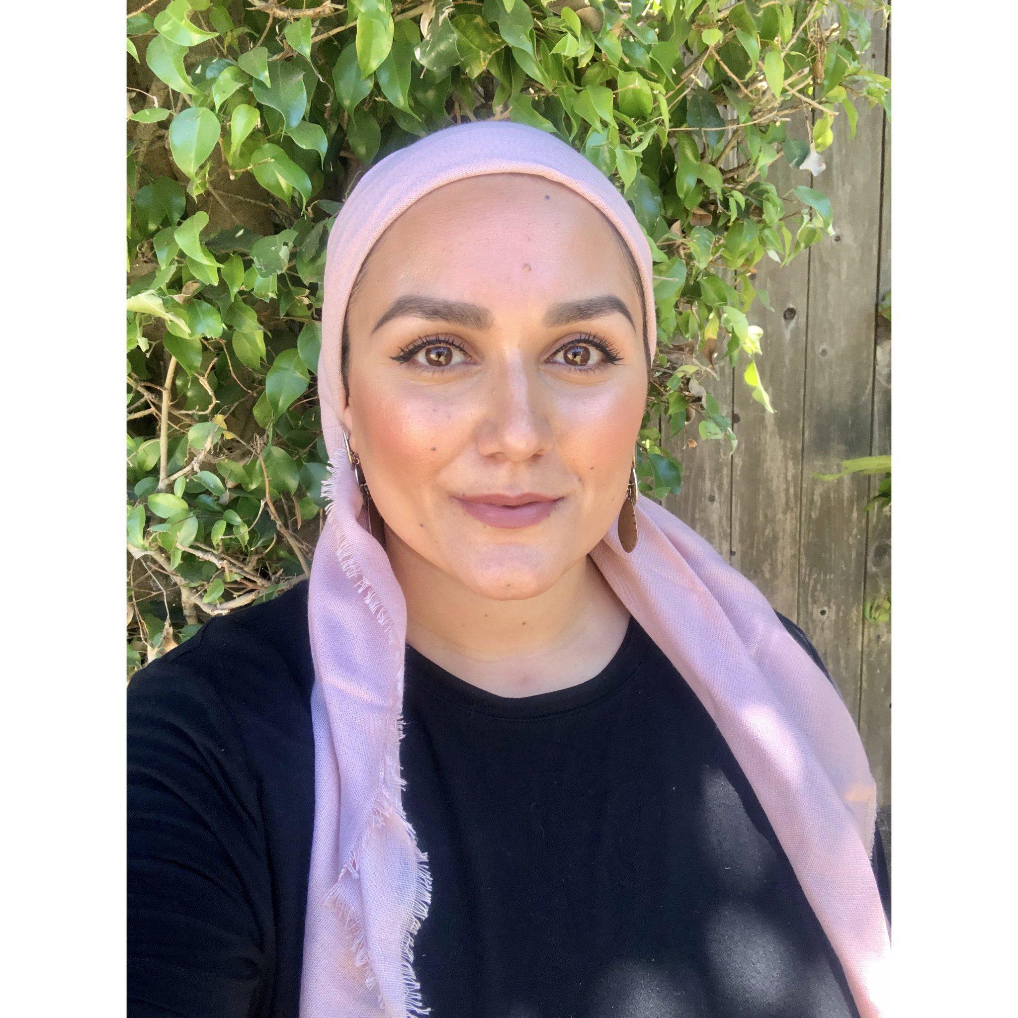 Cotton Square Headscarf for Women, 38", Metallic, Solid Color Options ...