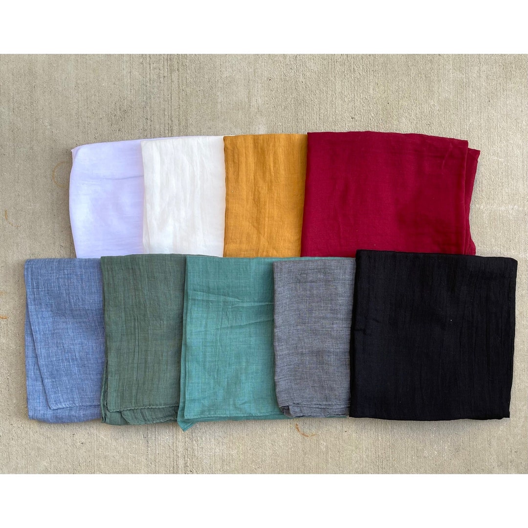 Crisp Cotton Square Headscarves for Women, Tichel Scarf, Bandana Head ...