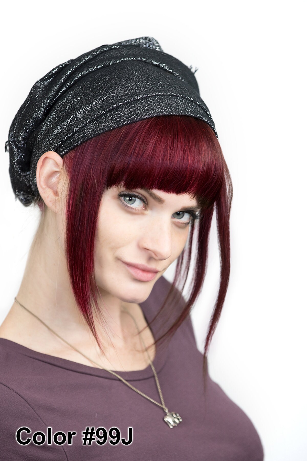Bang Clip-on Extensions: 100% Human Hair - Etsy Canada