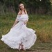 Bohemian Hippie Vow Renewal Dress Vintage Inspired Lace Maxi - Etsy