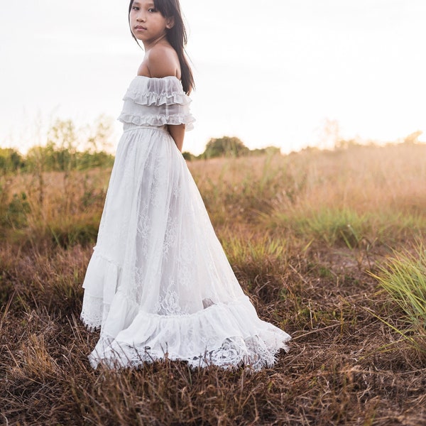 Boho Girls Dress - Etsy