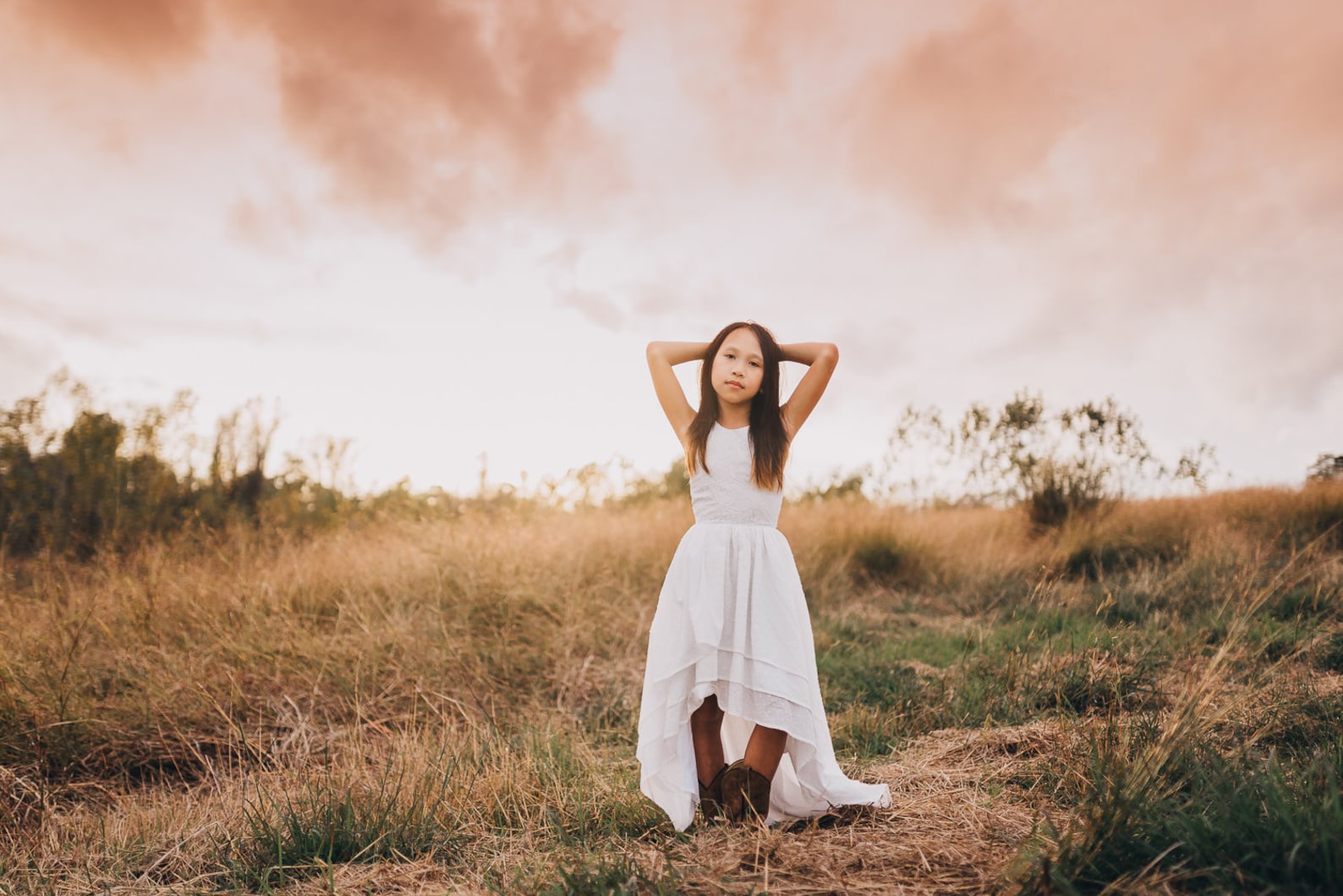Girls Beach Photo Shoot Dress Boho Junior Bridesmaid Dresses | Etsy
