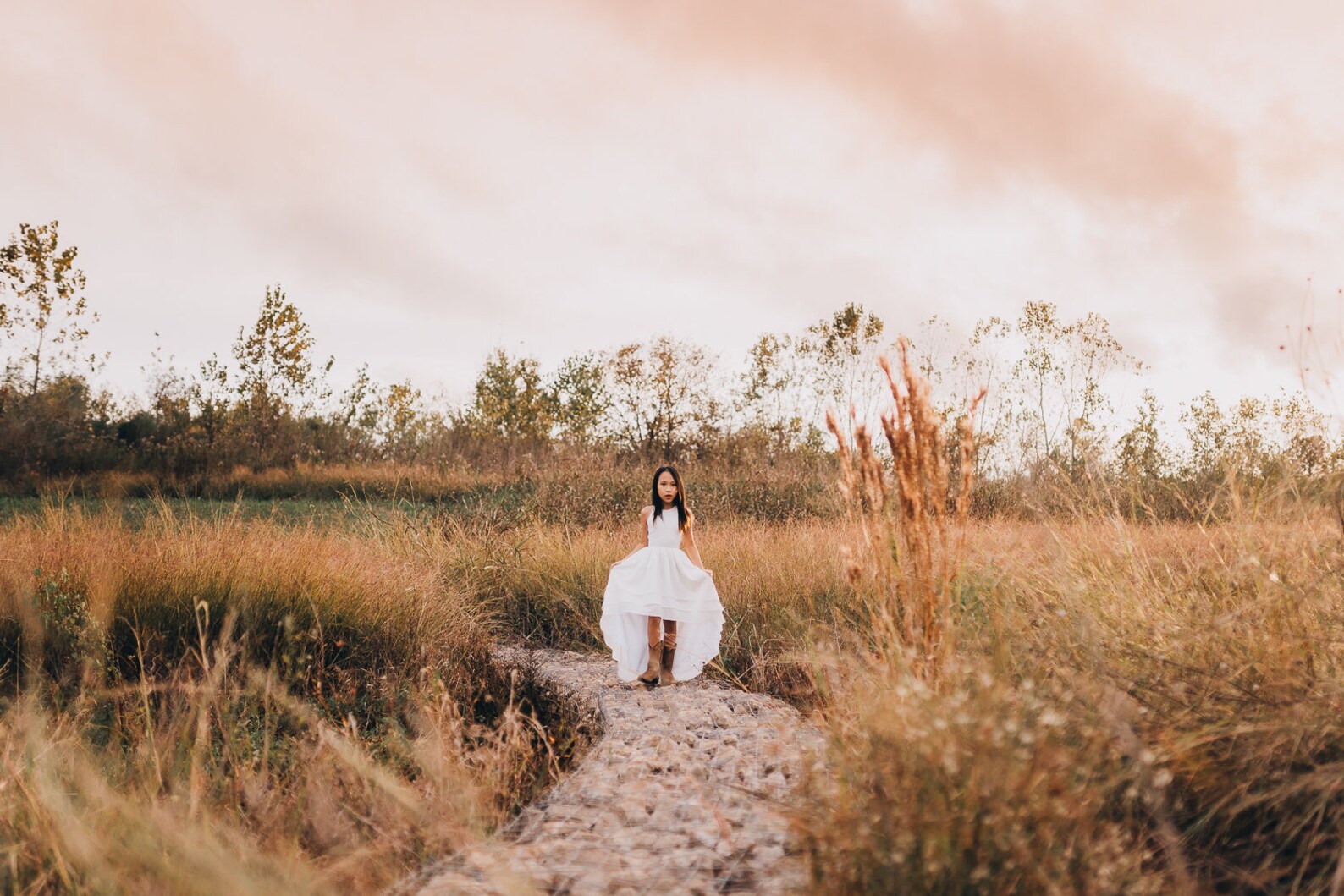 Girls Beach Photo Shoot Dress Boho Junior Bridesmaid Dresses | Etsy