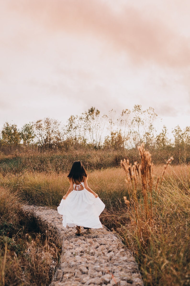 Girls Beach Photo Shoot Dress Boho Junior Bridesmaid Dresses | Etsy