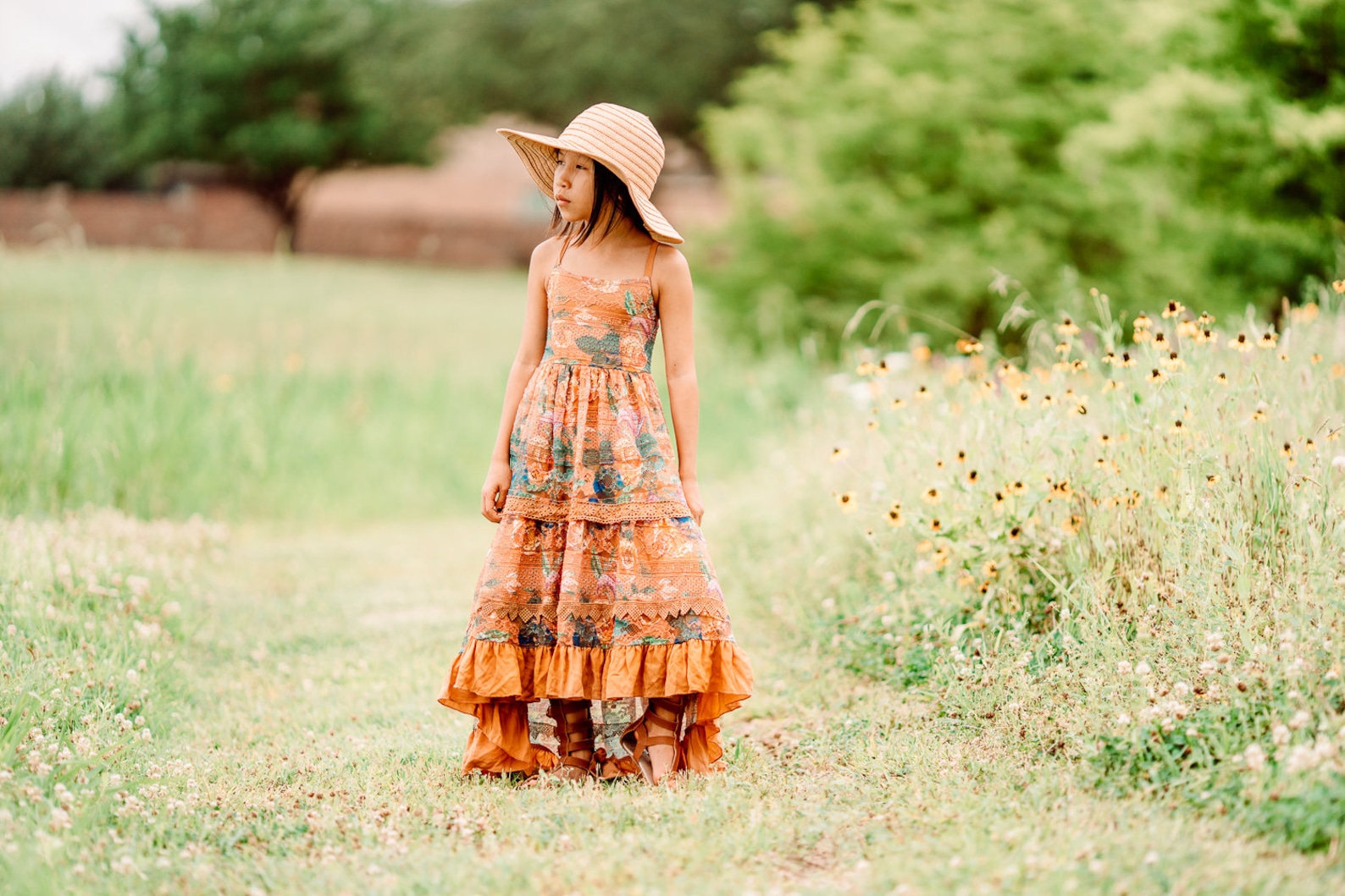 Boho Rustic Flower Girl Dresses Junior Bridesmaid Dress | Etsy