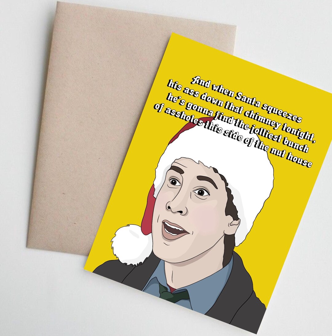 National Lampoons Christmas Vacation / Chevy Chase / Holiday Card ...