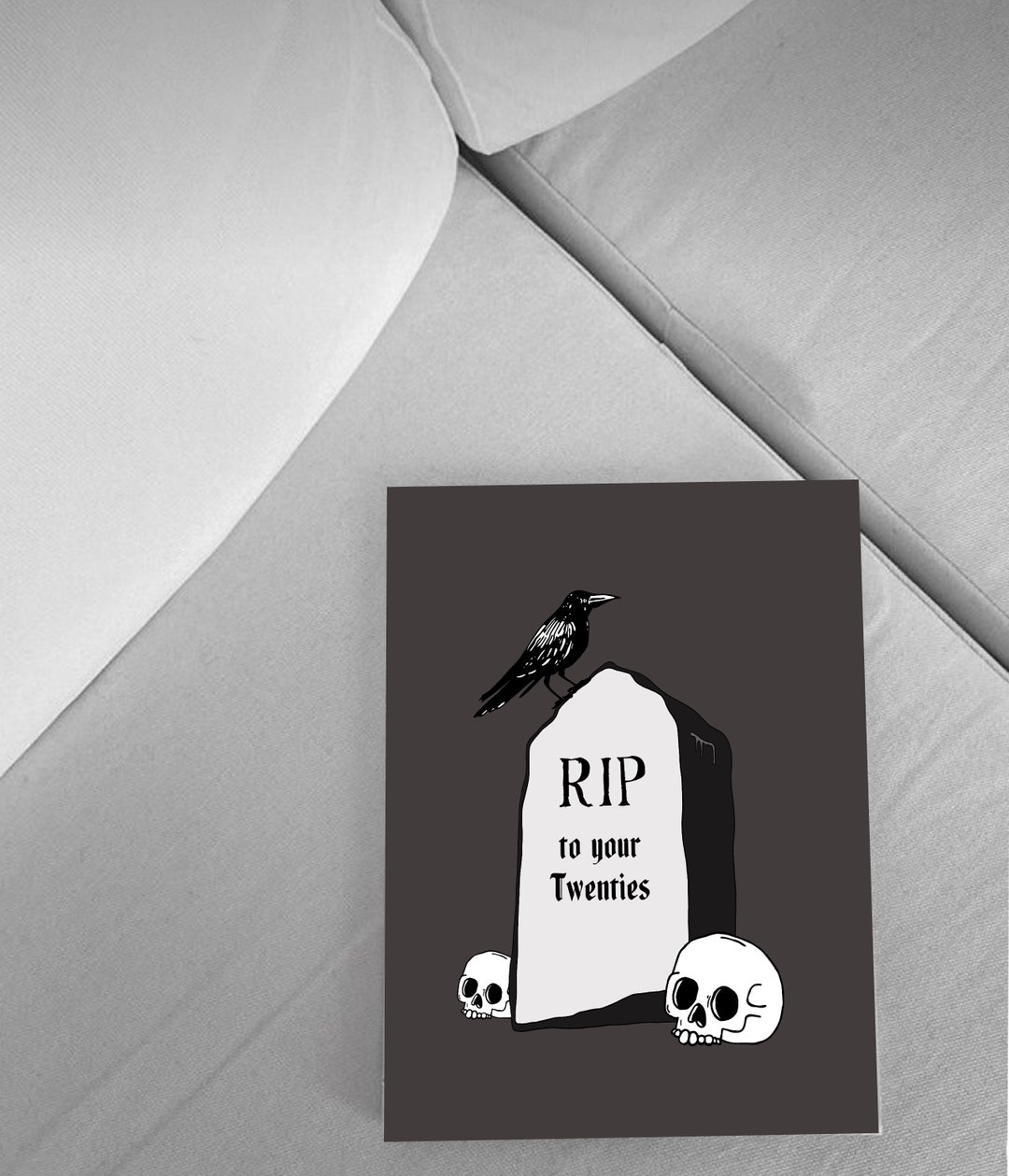 RIP to Your Twenties / Forever 29 / Birthday Card / Moody / Dark ...
