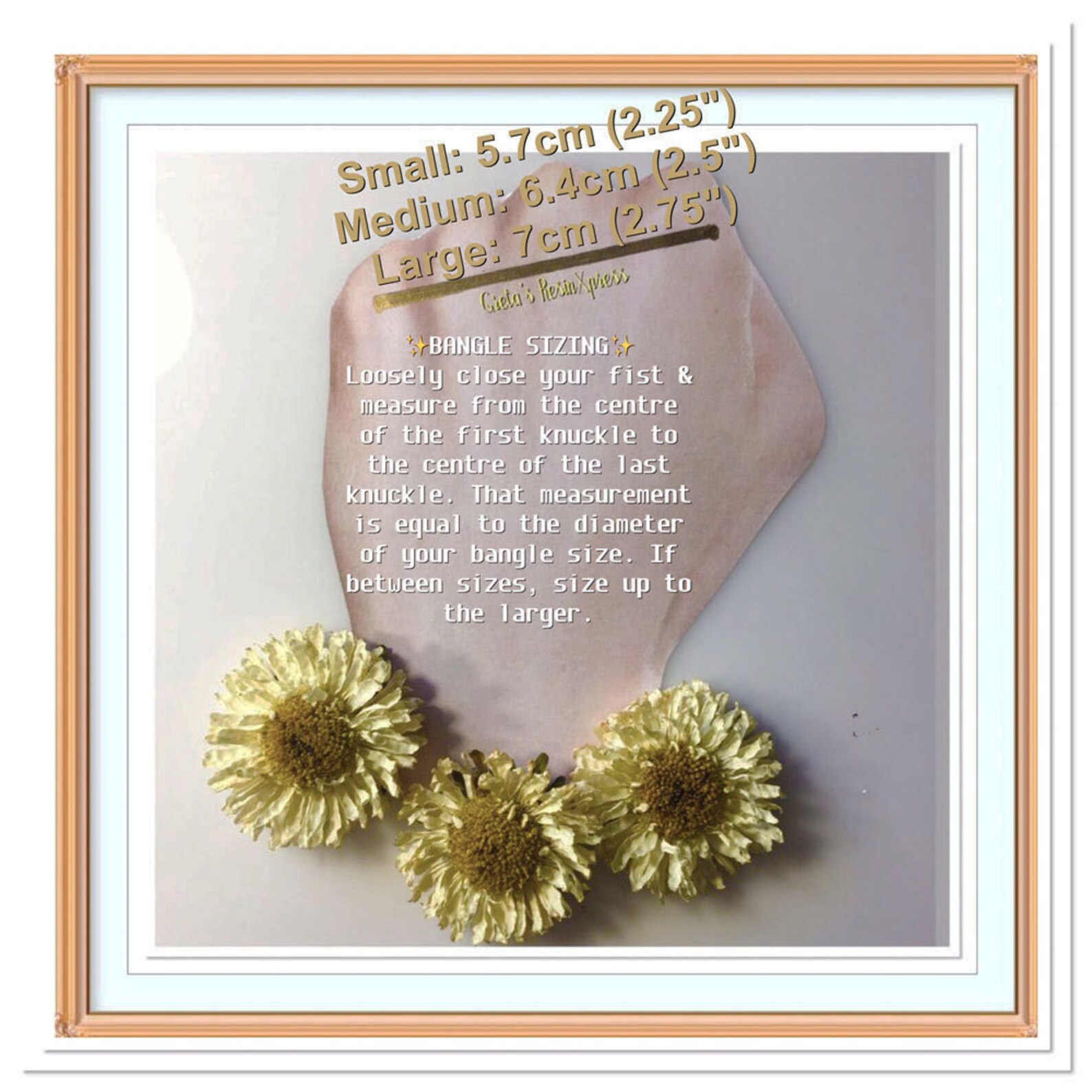 Gold Flake Resin Bangles – Honey-tinted Handmade Jewelry | Two Sizes ...