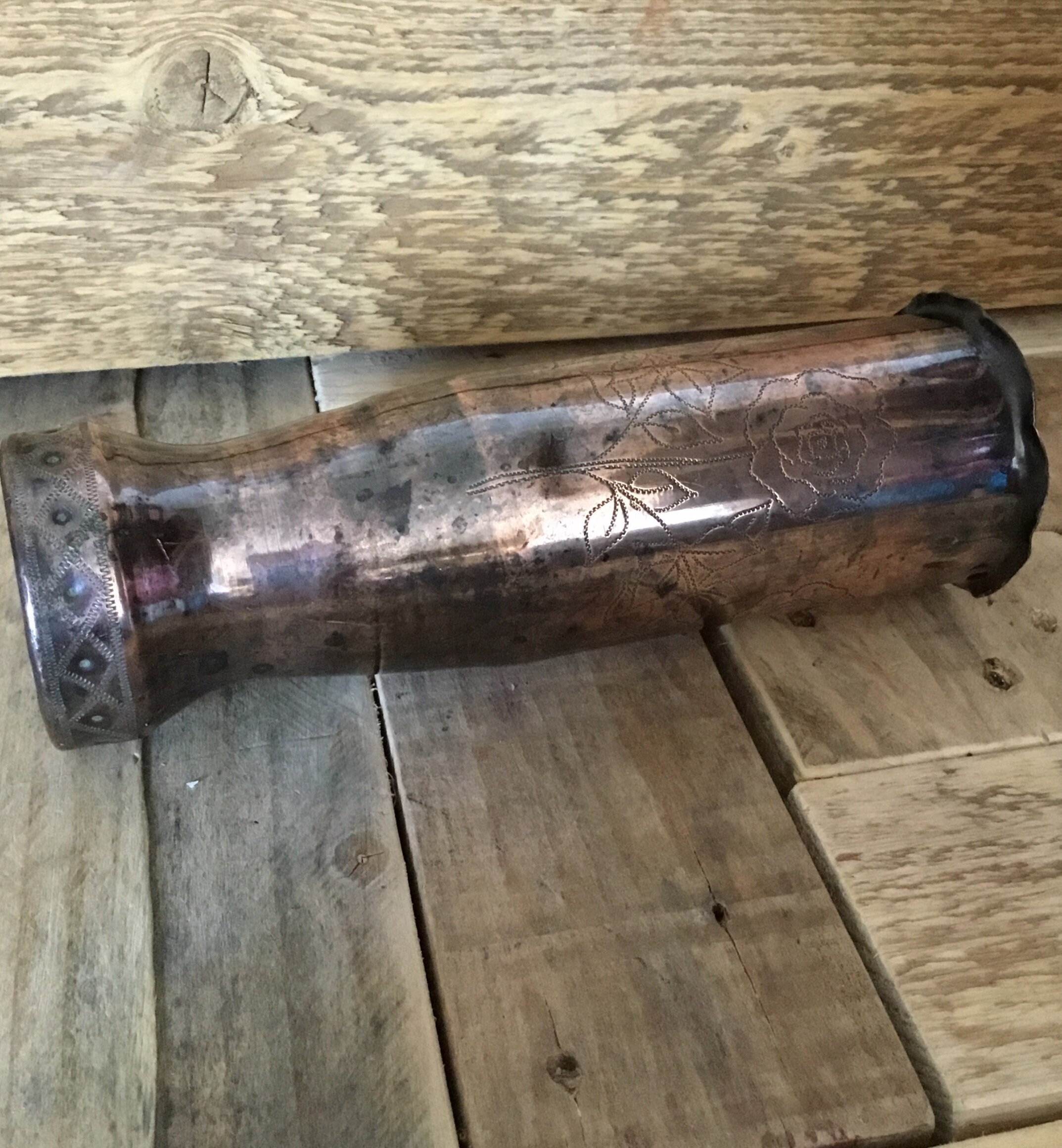 Vintage Trench Art Vase Copper Shell Casing Ideal Gift - Etsy UK