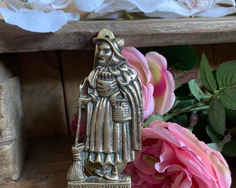 Vintage Brass Widdecombe Pixie Door Knocker, Brass Door Knocker, Pagan ...
