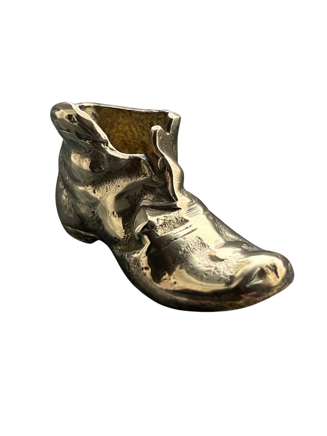 Miniature Sculpture Vintage Brass Boot Collectible Home Decor Gift ...