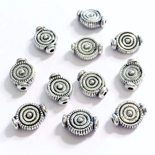 Antique Silver Beads - Etsy