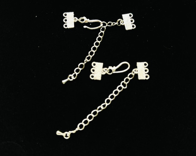 Spring Clasp Necklace, Round Closure Necklace, Lock Clasp Necklace ...