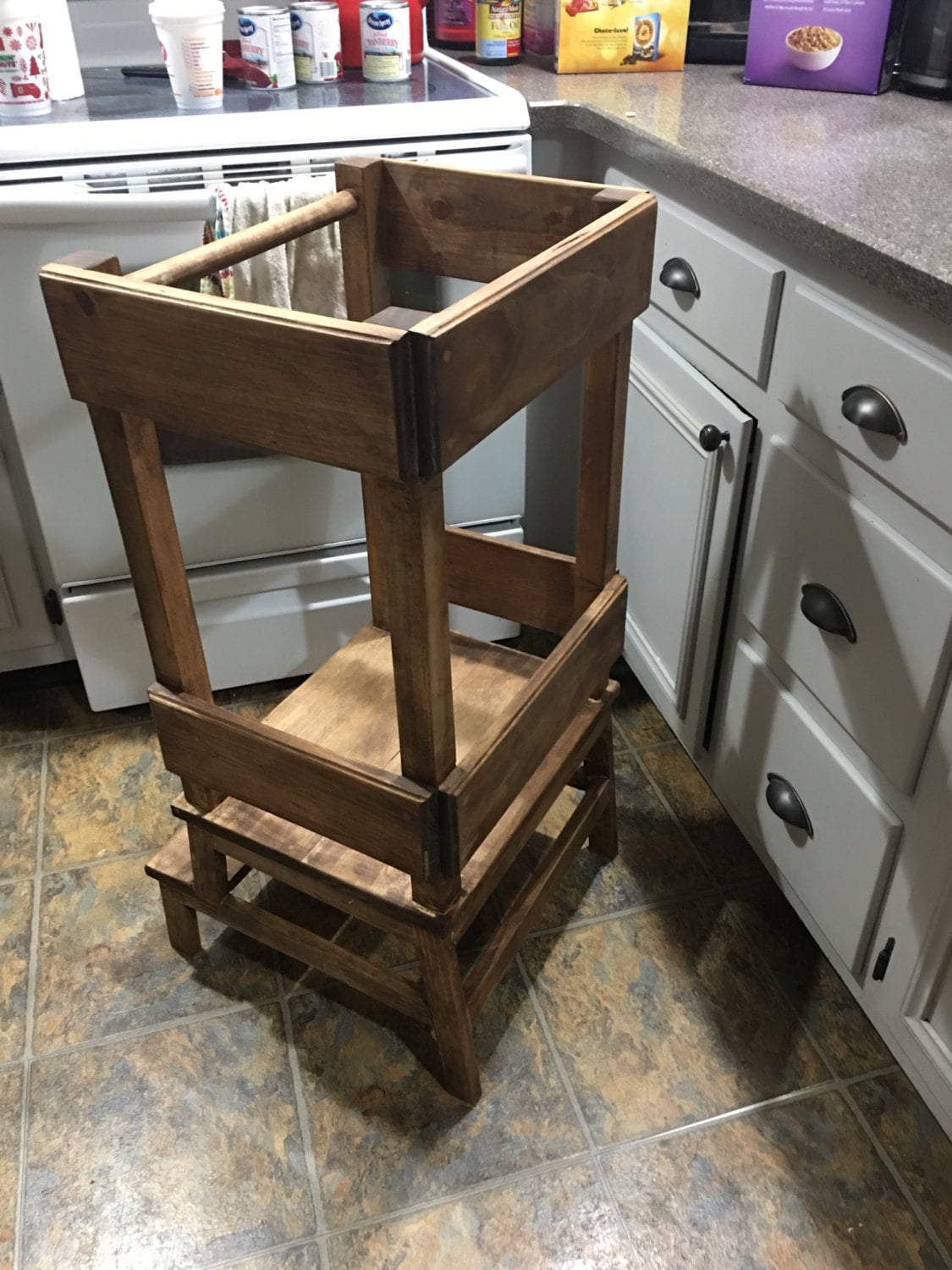 Toddler Helper Step Stool - Etsy