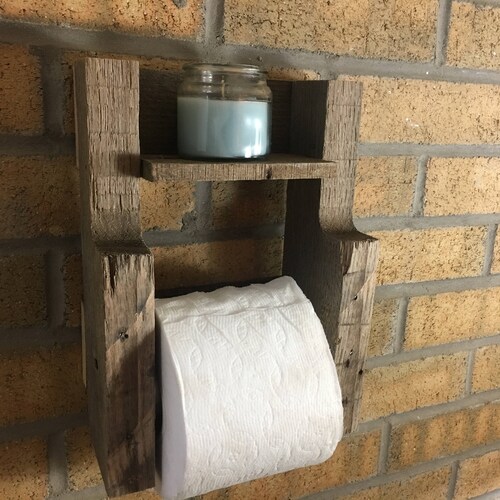 Rustic Toilet Paper Holder - Etsy