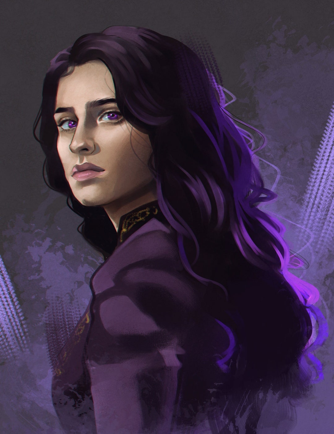 Yennefer the Witcher Print - Etsy