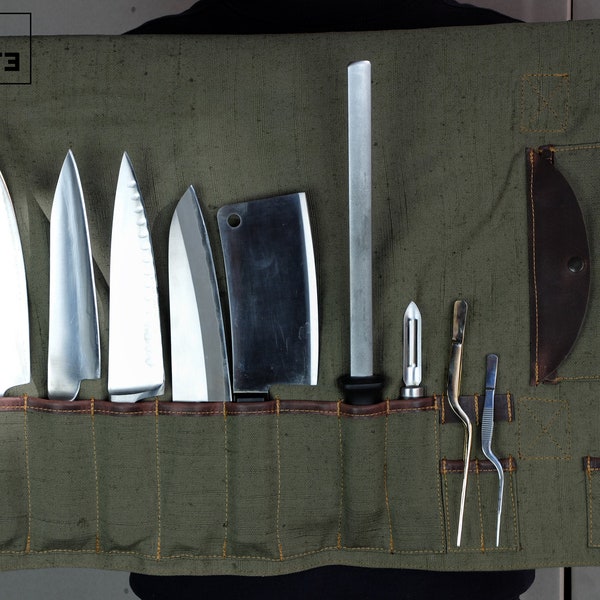 Chef Knife Roll - Etsy